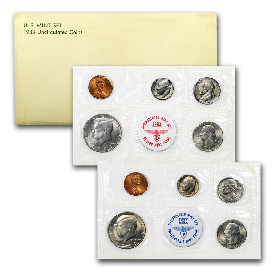 1983 Uncirculated Coin Set (3rd Party Packaging) - CV Coins & Collectables