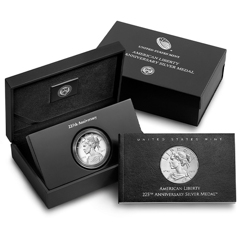 2017-P Silver American Liberty Medal Proof (w/ Box & COA) - CV Coins ...
