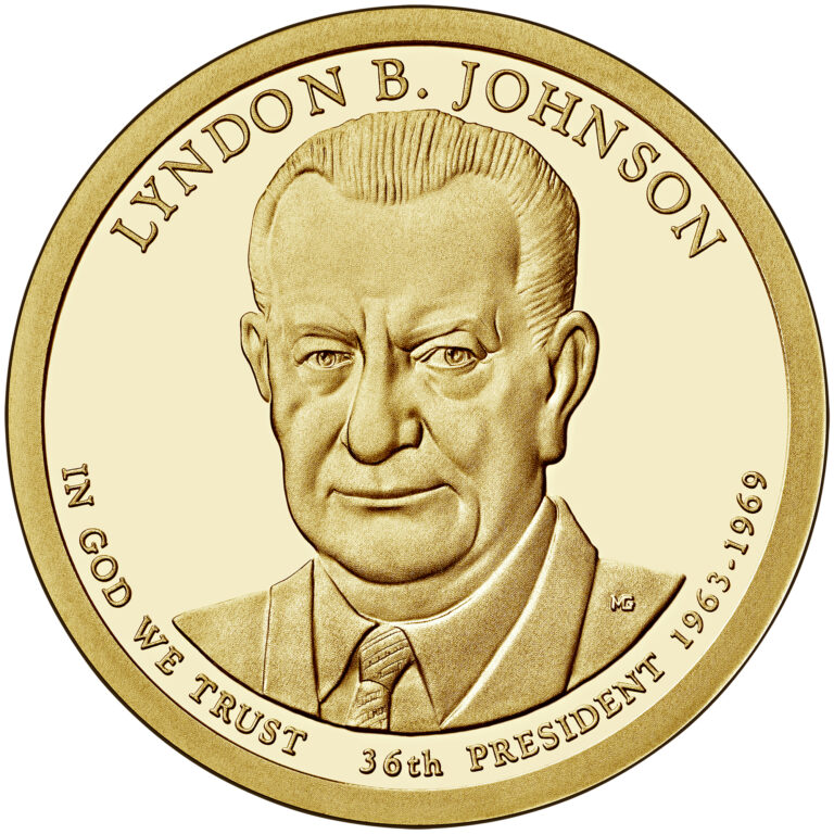 Lyndon B. Johnson Presidential S $1 Coin- PF - CV Coins & Collectables