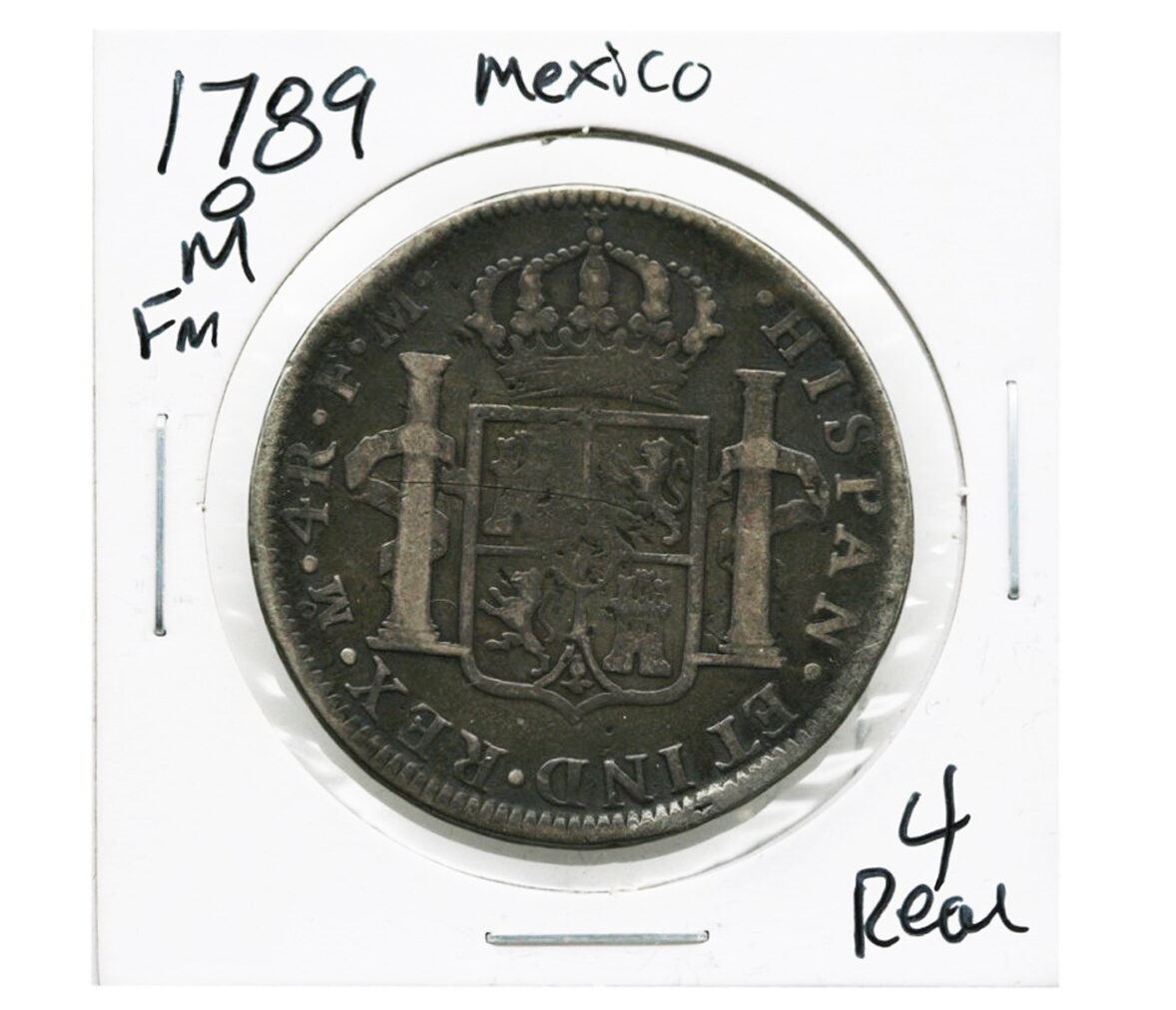 1789-MO|FM Spanish 4 Reales Colonial - Milled Coinage - CV Coins ...