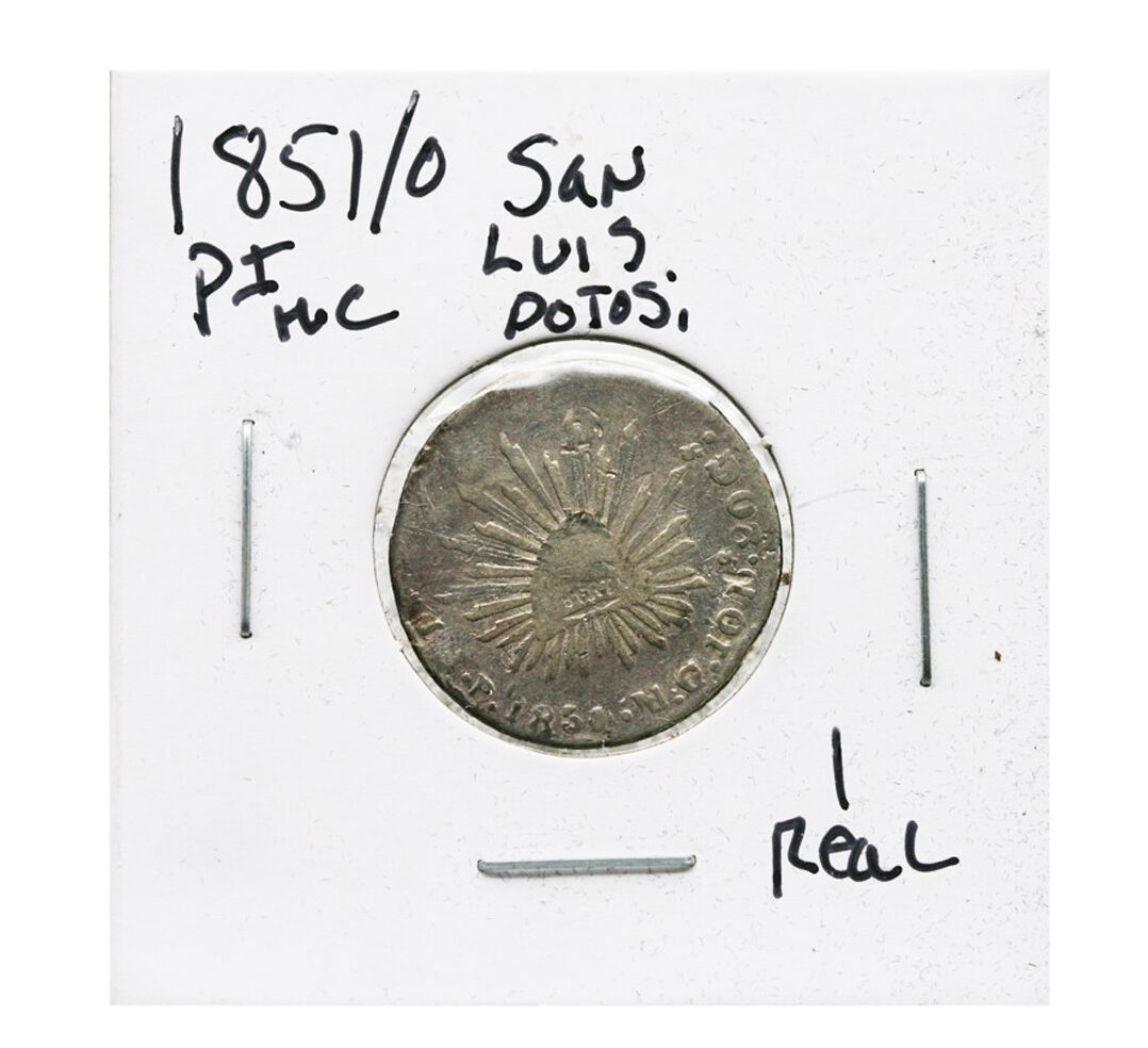 1851/0-Pi|MC 1 Real First Republic - Federal Coinage - CV Coins & Collectables