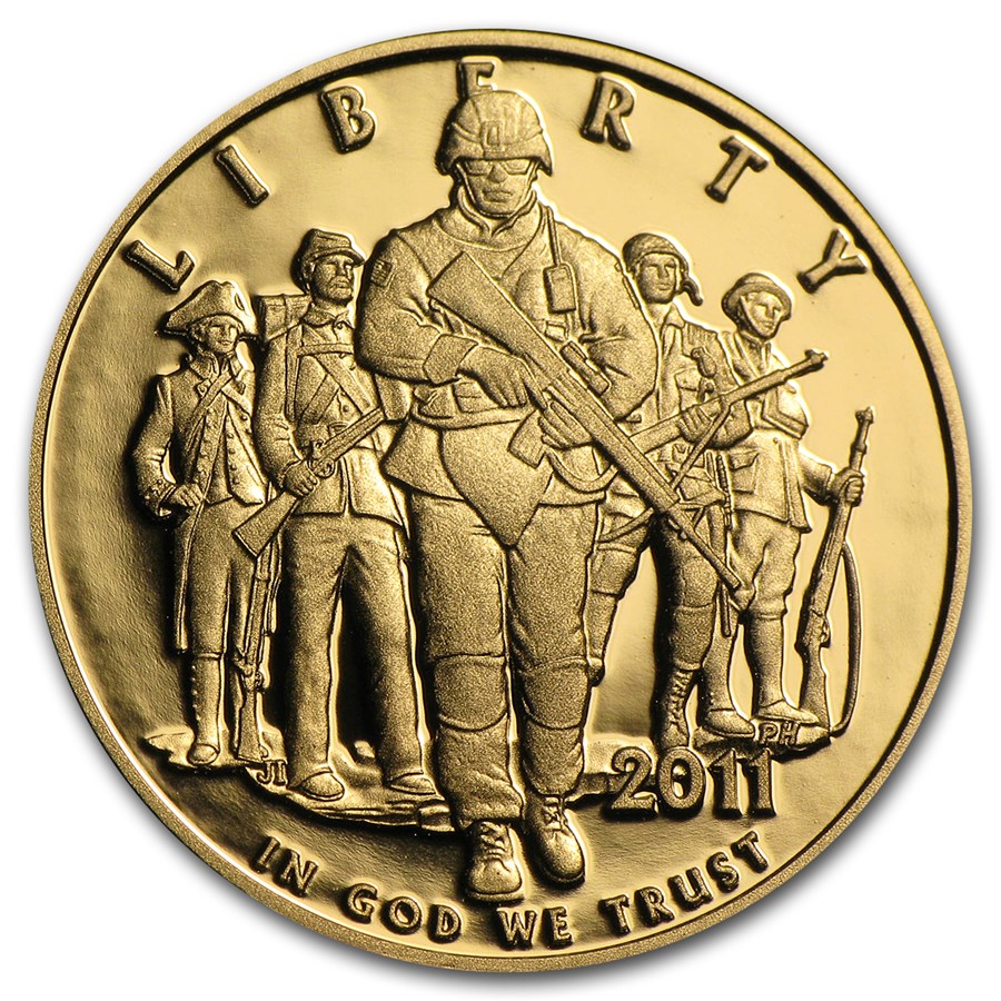 2011-W Gold $5 Commem Army Proof (w/Box & COA) - CV Coins & Collectables 2011-W Gold $5 Commem Army Proof (w/Box & COA) - CV Coins & Collectables