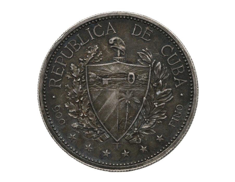 1897 Souvenir Peso Republic Of Cuba Type II - CV Coins & Collectables