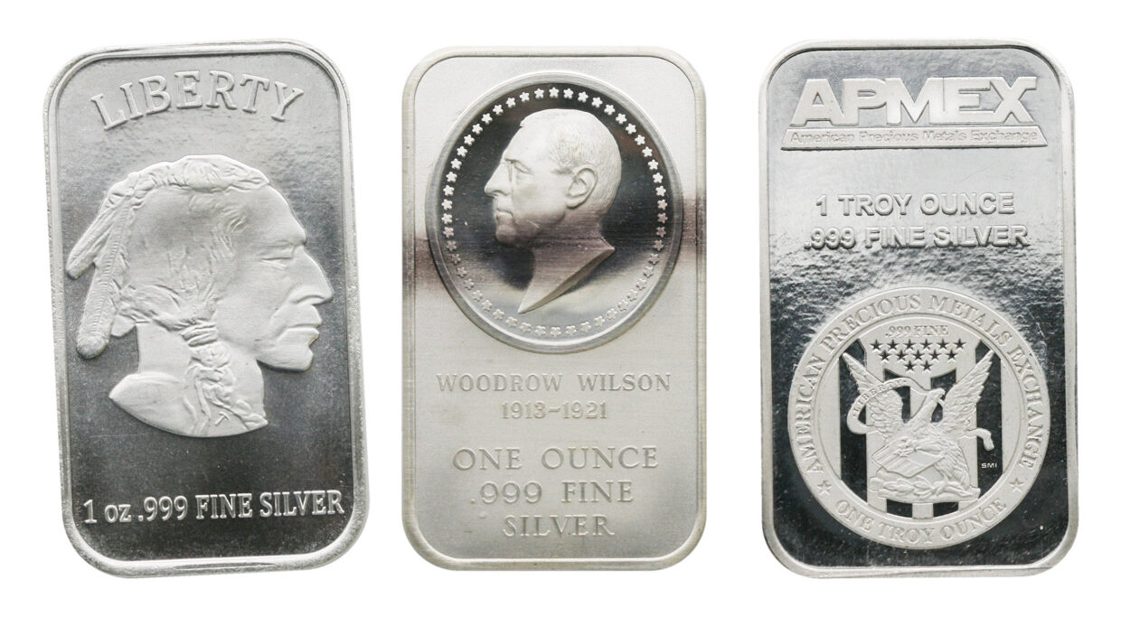 1 oz. Generic Silver Bars - CV Coins & Collectables