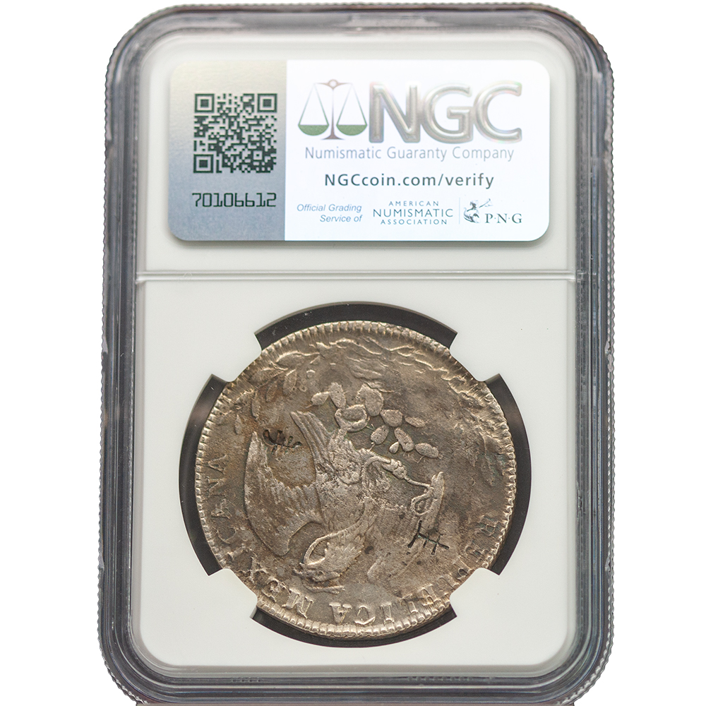 1862-CA|JC Mexico 8 Reales NGC Chopmarked - CV Coins & Collectables