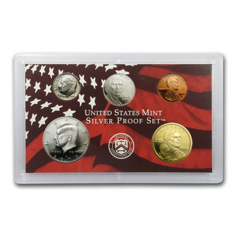 2008-S Silver Proof Set - CV Coins & Collectables