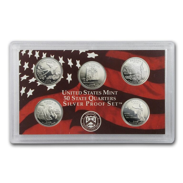 2008-S Silver Proof Set - CV Coins & Collectables