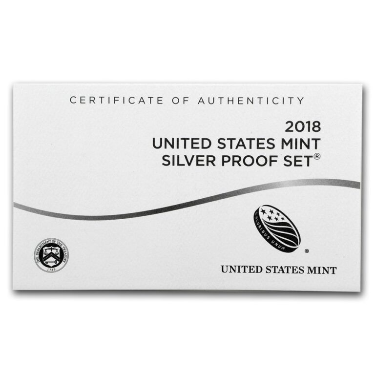 2018 Silver Proof Set - CV Coins & Collectables