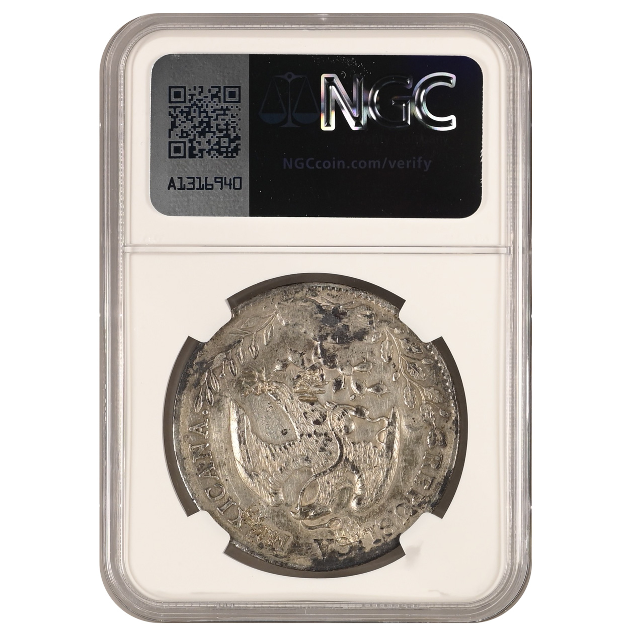 1896-ZS|FZ Mexico 8 Reales Chopmarked NGC - CV Coins & Collectables