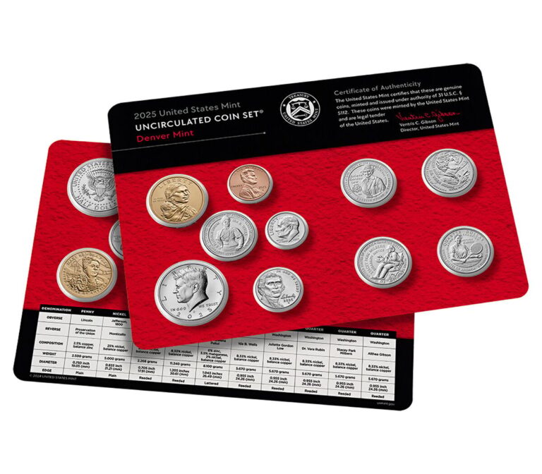 Uncirculated Coin Set 2025 - CV Coins & Collectables
