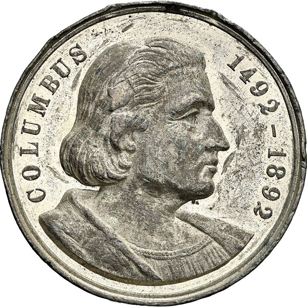1892 Columbus Bust Dollar HK-224 SC$1 NGC AU53 | CV Coin