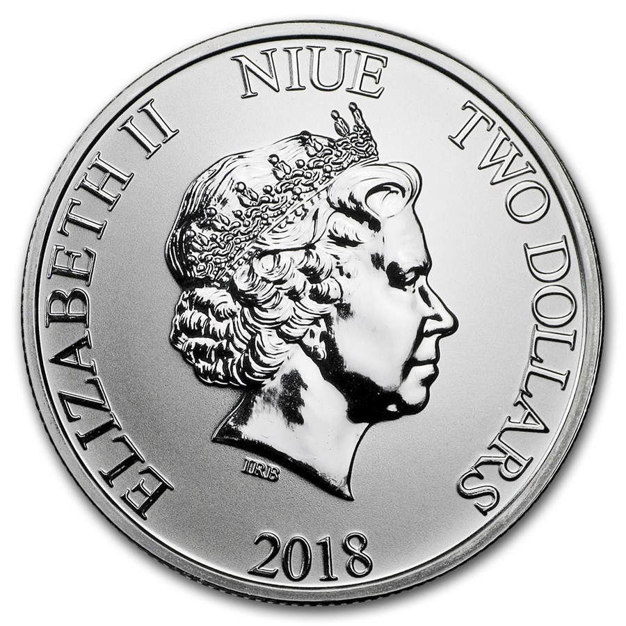 2018 Niue 1 oz Silver $2 Star Wars: Stromtrooper BU - CV Coins ...